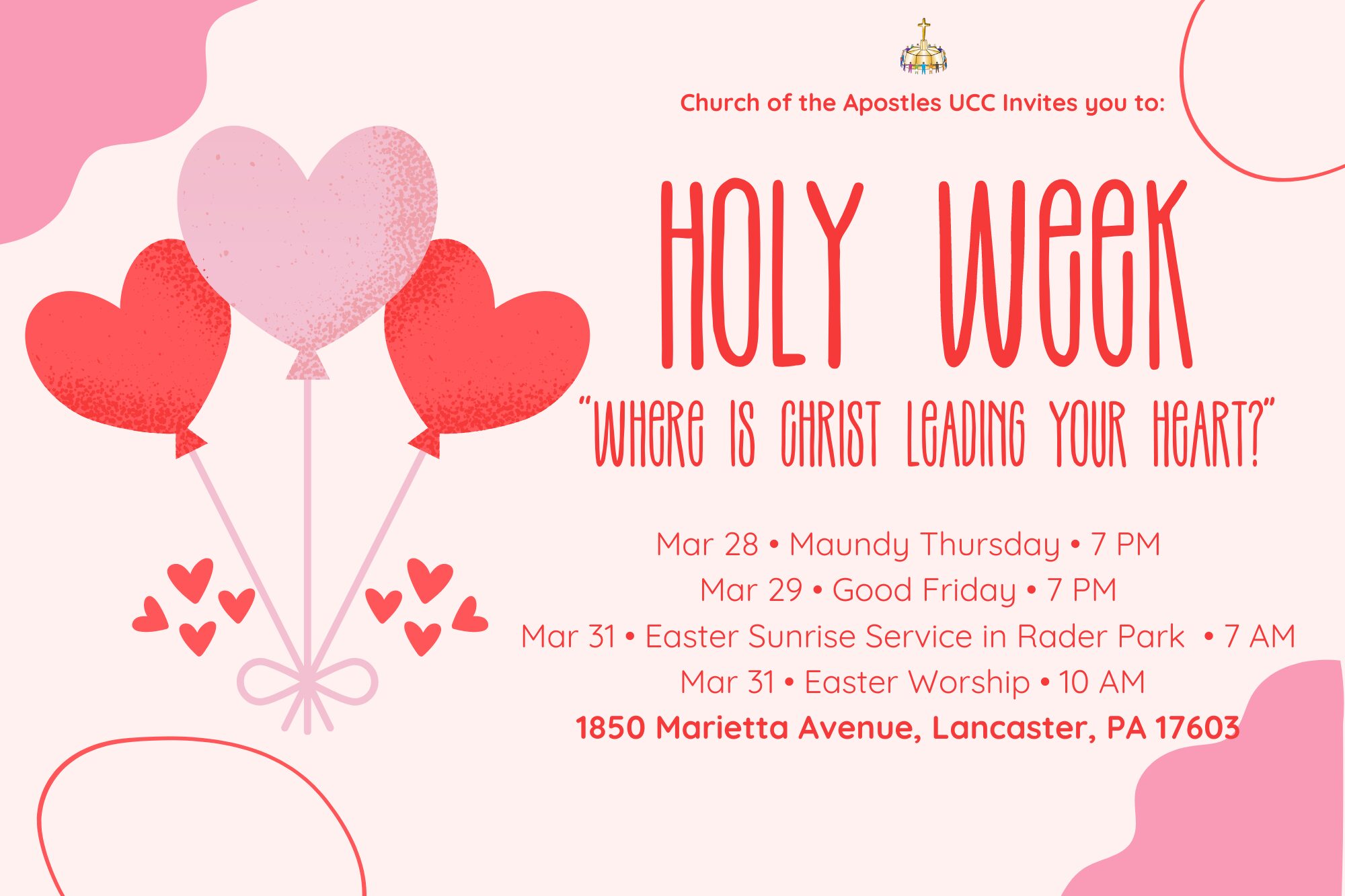 Holy-Week-2024-Ad - Church of the Apostles United Church of Christ